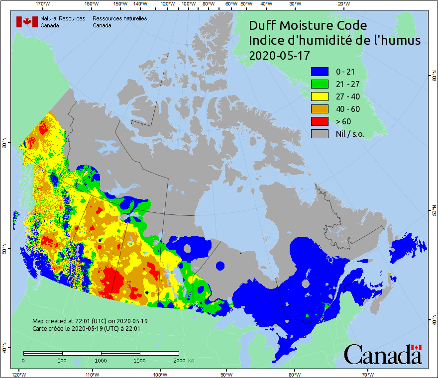 Canadian Wildland Fire Information System | Fire Weather Maps