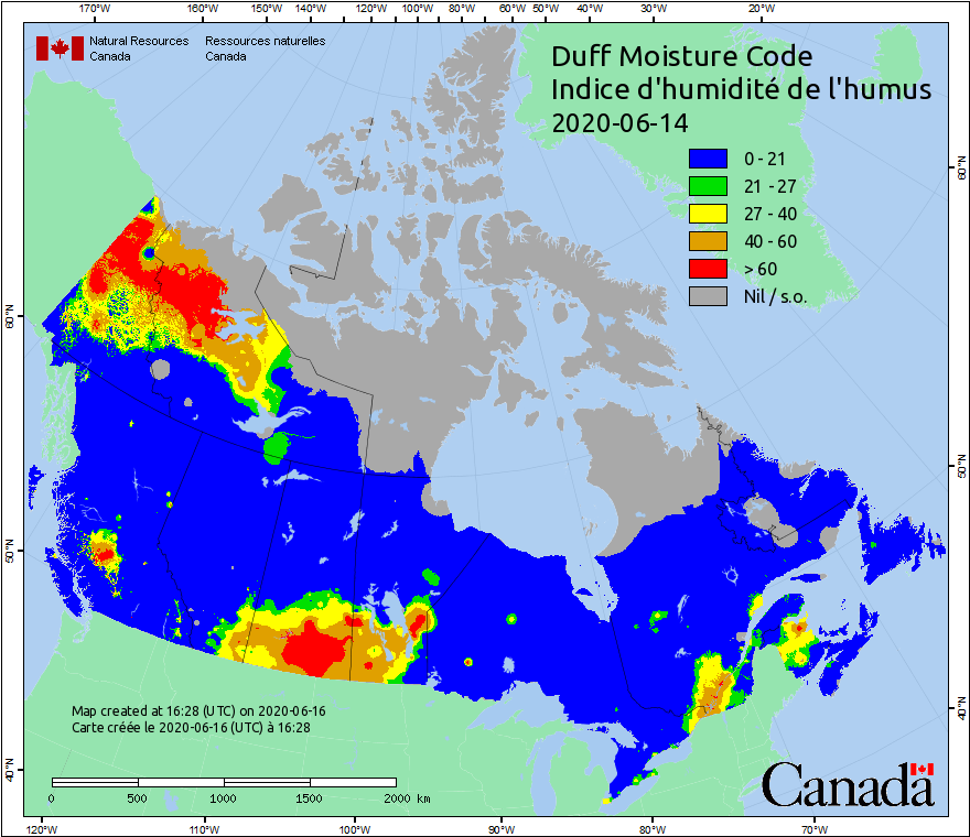 Canadian Wildland Fire Information System | Fire Weather Maps