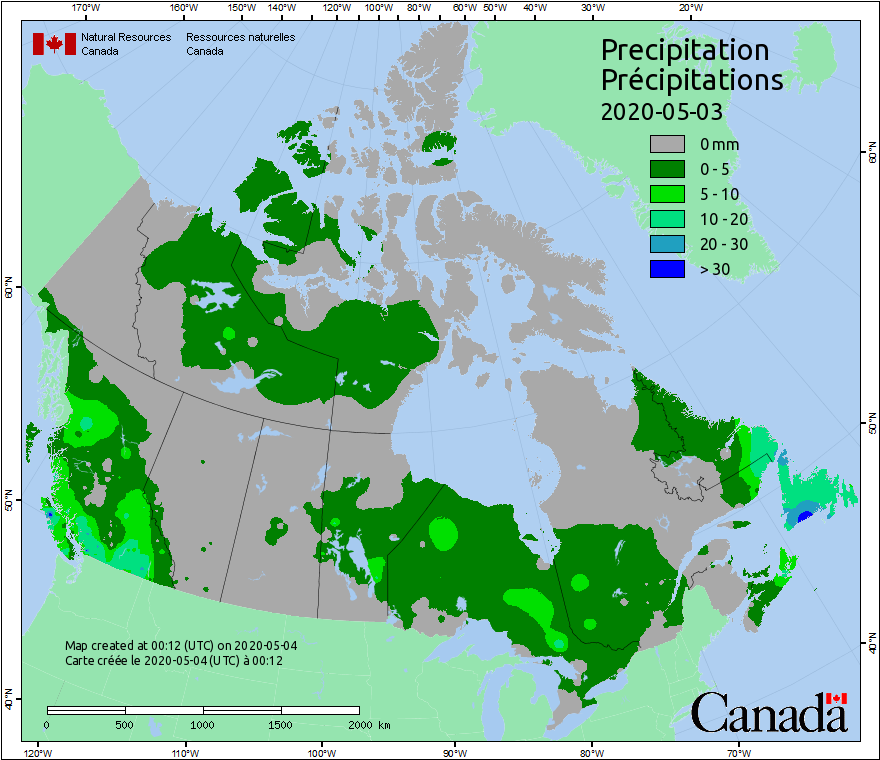 Canadian Wildland Fire Information System | Weather Maps
