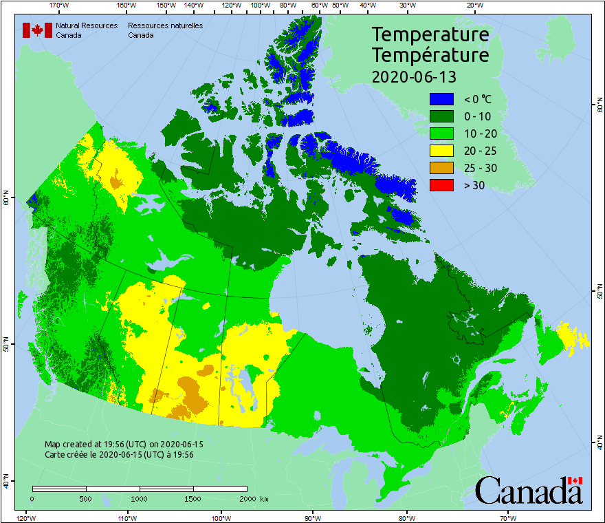 Canadian Wildland Fire Information System | Weather Maps