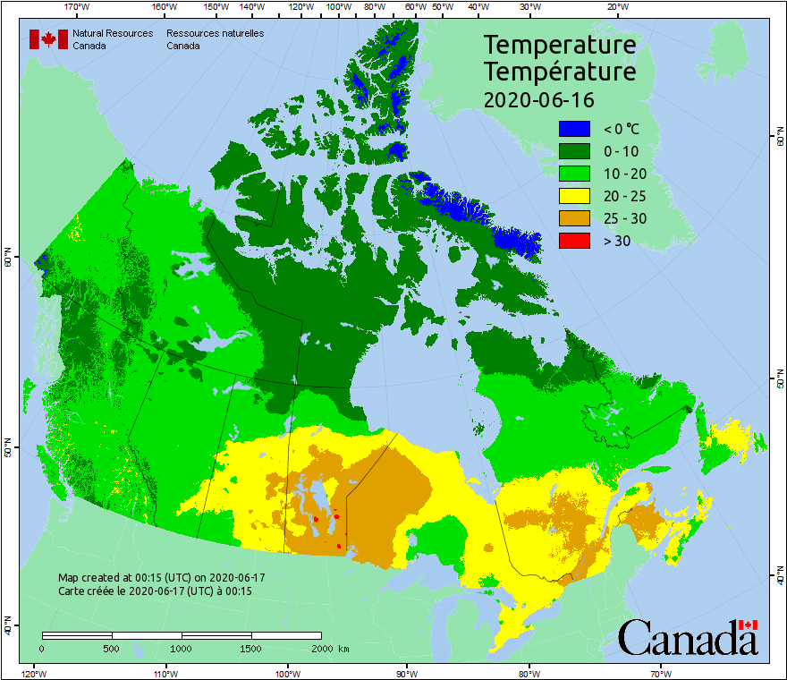 Canadian Wildland Fire Information System | Weather Maps