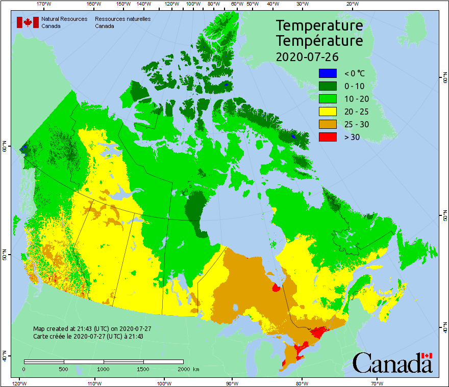 Climate Map Us And Canada