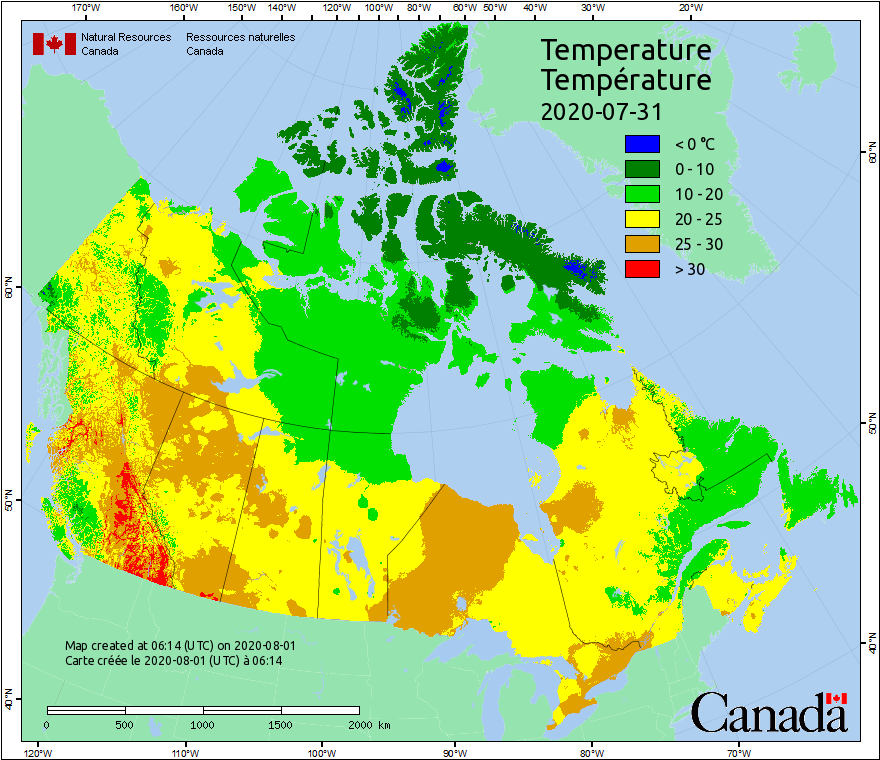 Canadian Wildland Fire Information System | Weather Maps