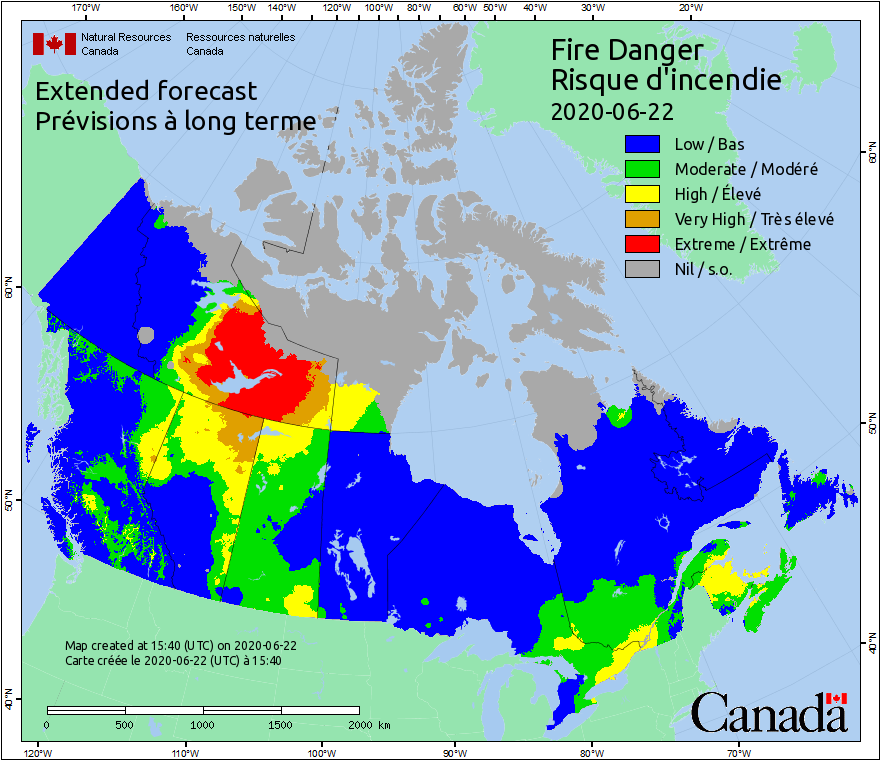 Canadian Wildland Fire Information System | Fire Weather Maps