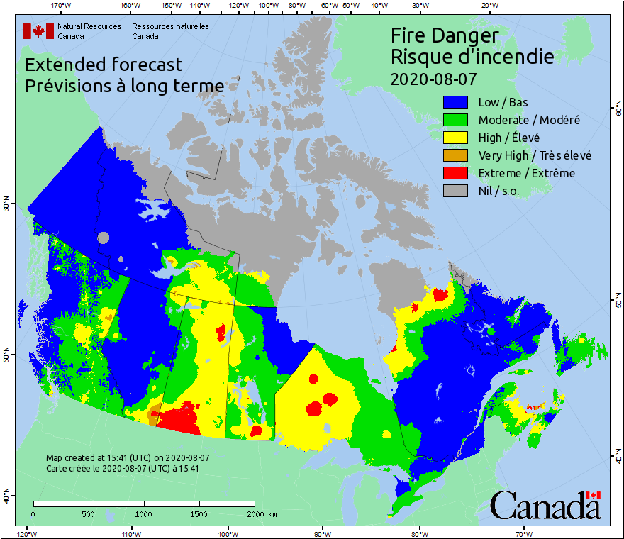 Canadian Wildland Fire Information System | Fire Weather Maps