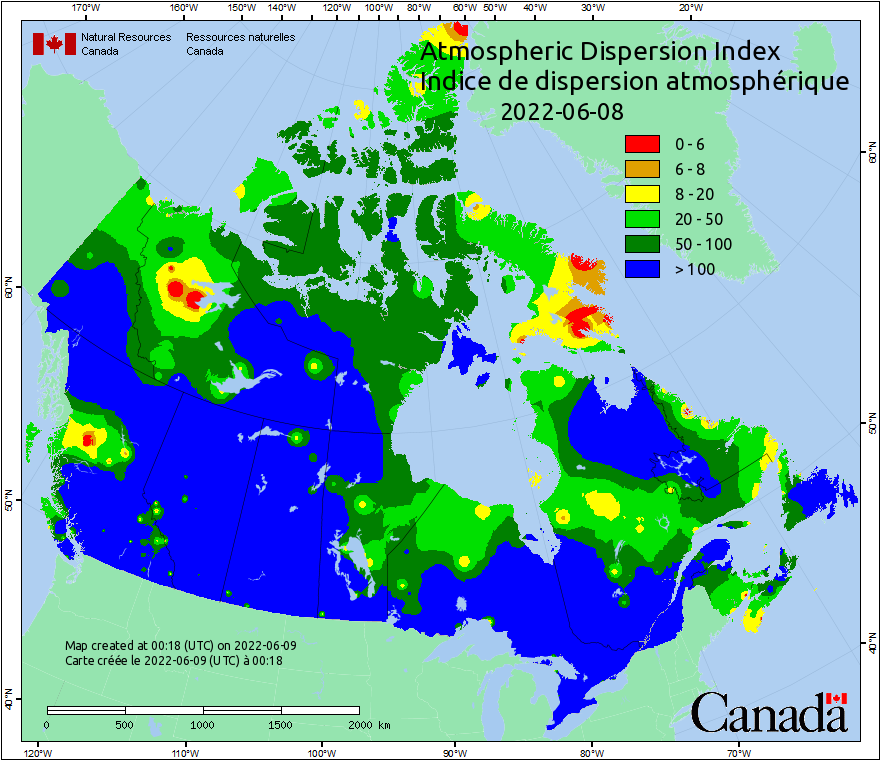 Canadian Wildland Fire Information System | Weather Maps