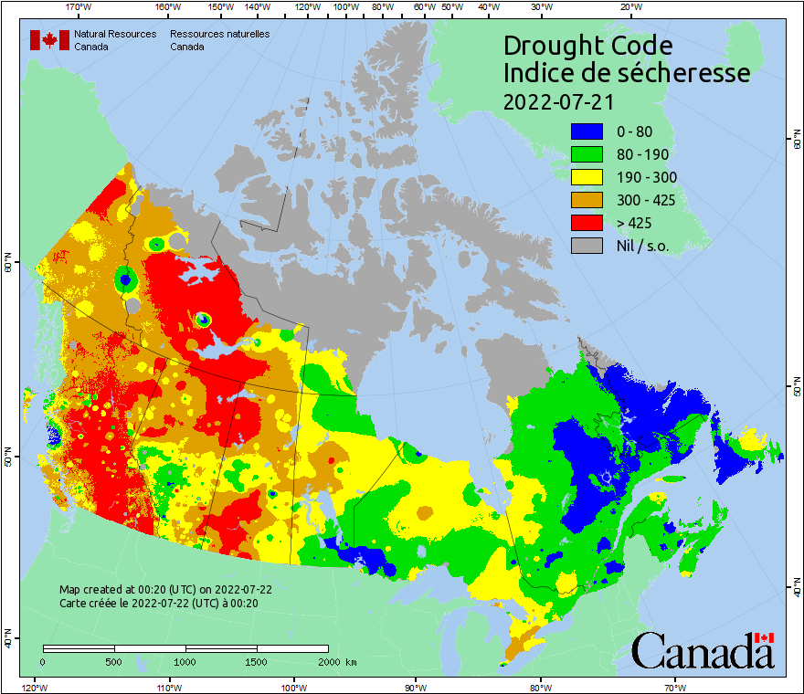 Canadian Wildland Fire Information System | Fire Weather Maps