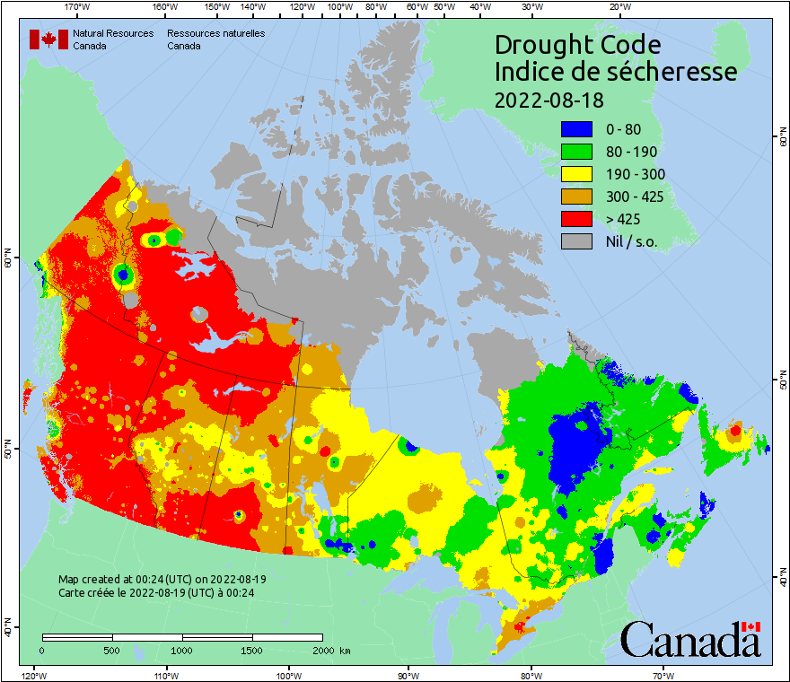Canadian Wildland Fire Information System | Fire Weather Maps