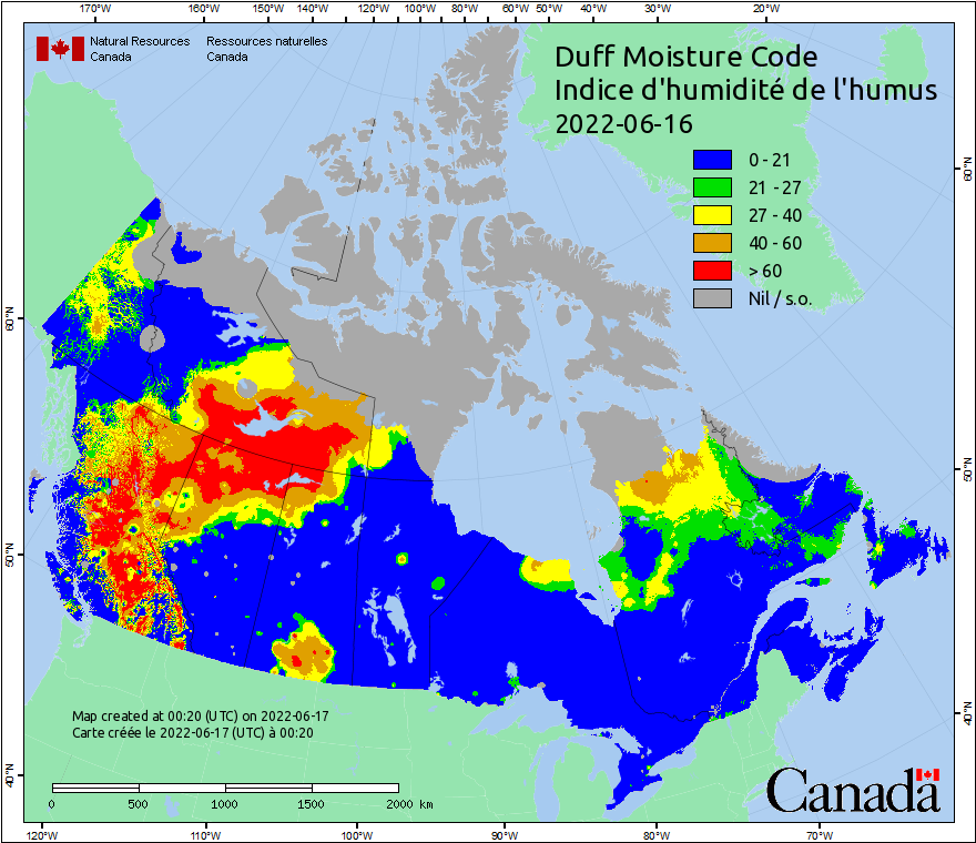 Canadian Wildland Fire Information System | Fire Weather Maps