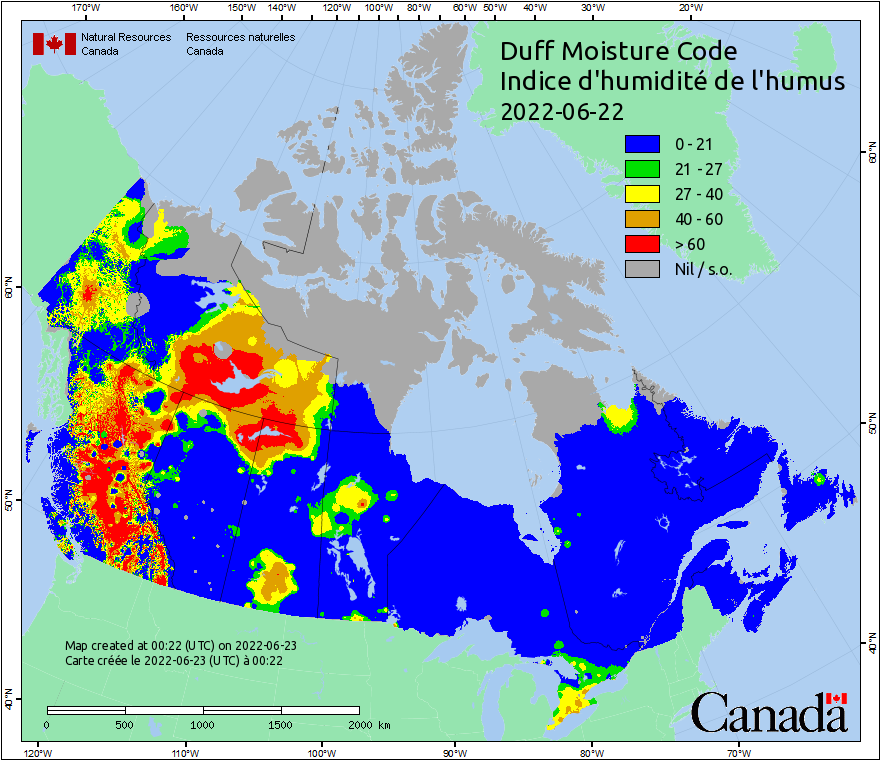 Canadian Wildland Fire Information System | Fire Weather Maps