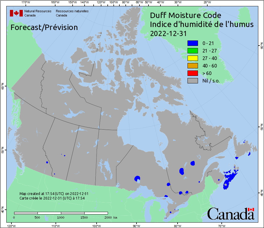 Canadian Wildland Fire Information System | Fire Weather Maps