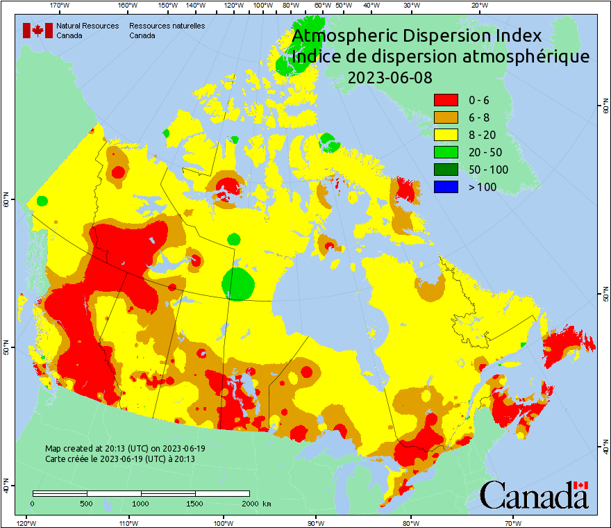 Canadian Wildland Fire Information System | Weather Maps