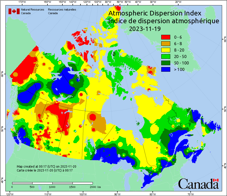 Canadian Wildland Fire Information System | Weather Maps