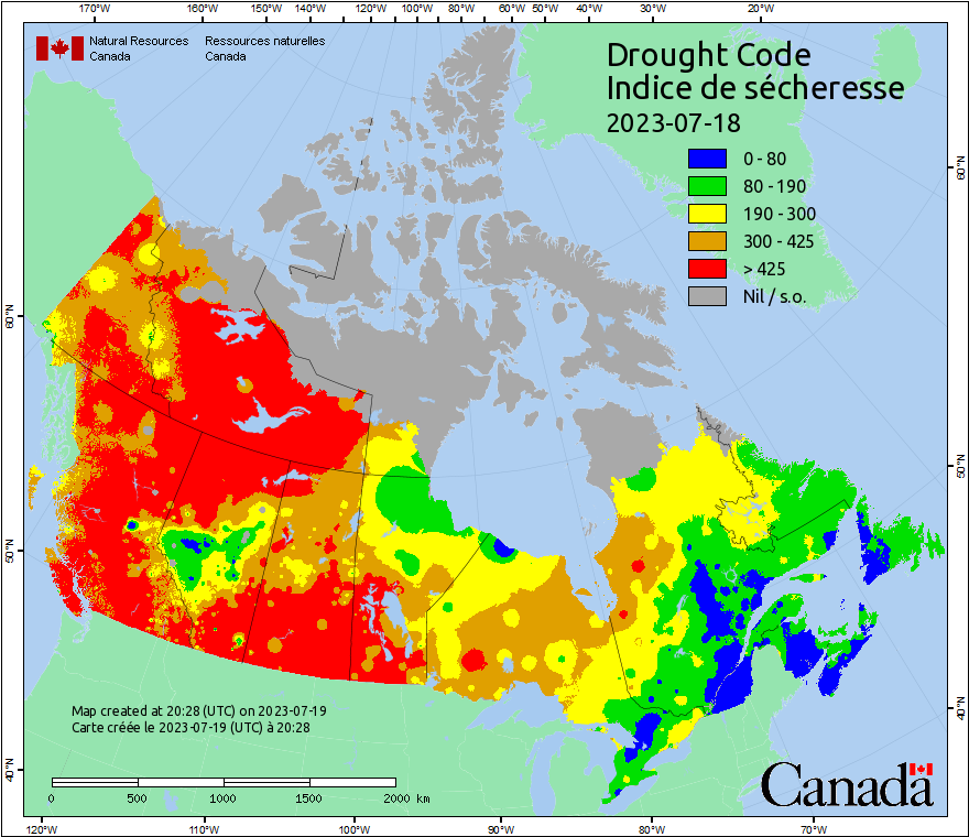 Canadian Wildland Fire Information System | Fire Weather Maps