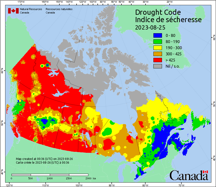 Canadian Wildland Fire Information System | Fire Weather Maps