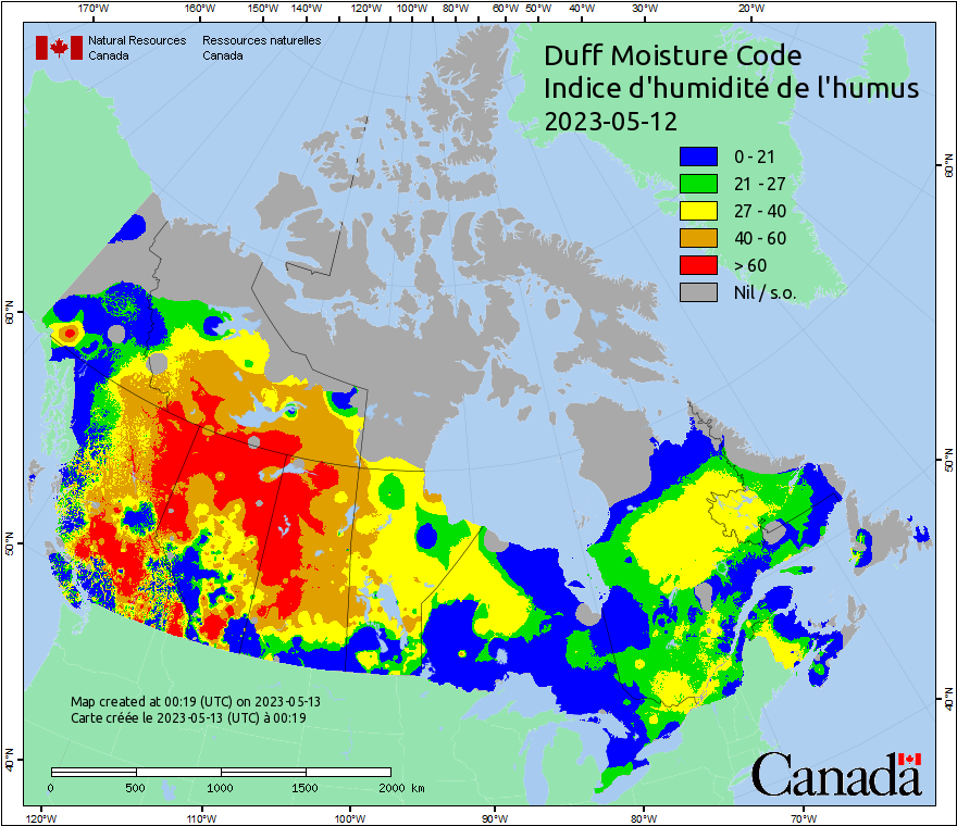 Canadian Wildland Fire Information System | Fire Weather Maps