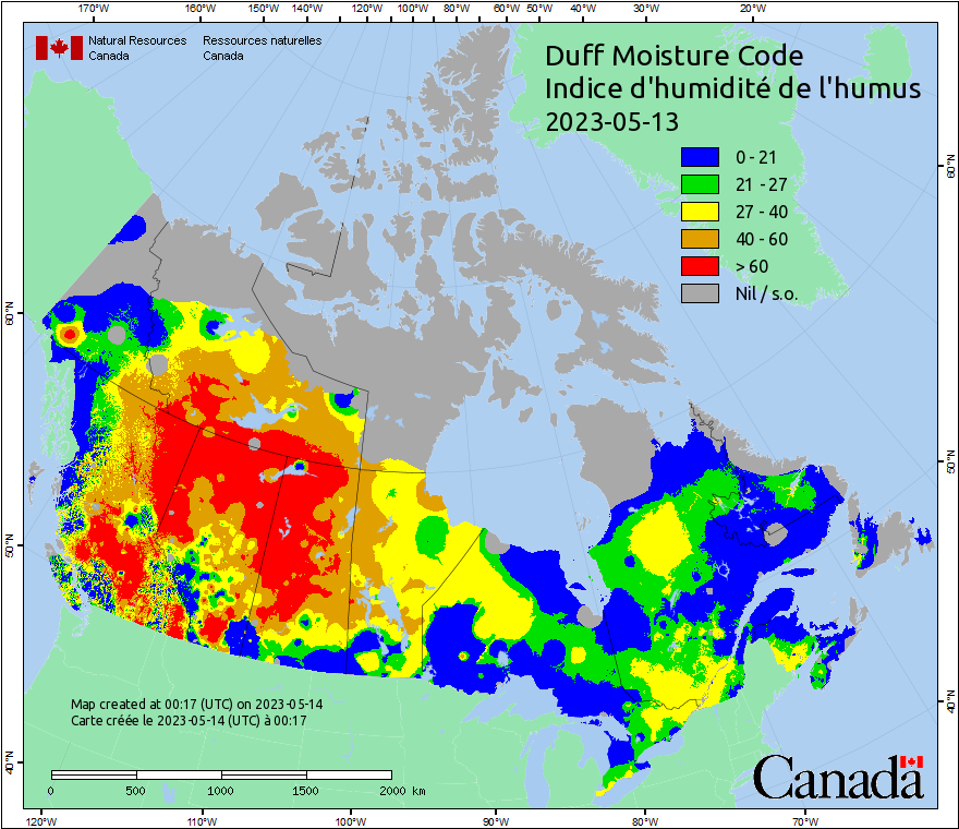 Canadian Wildland Fire Information System | Fire Weather Maps
