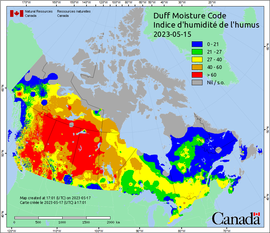 Canadian Wildland Fire Information System | Fire Weather Maps