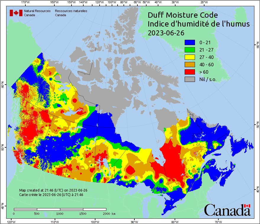 Canadian Wildland Fire Information System | Fire Weather Maps