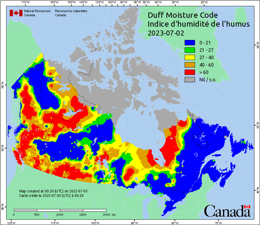 Canadian Wildland Fire Information System | Fire Weather Maps