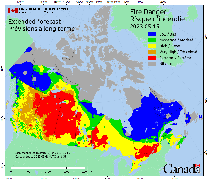 Canada Fire Danger map animation (04-25 to 05-08) : r/alberta
