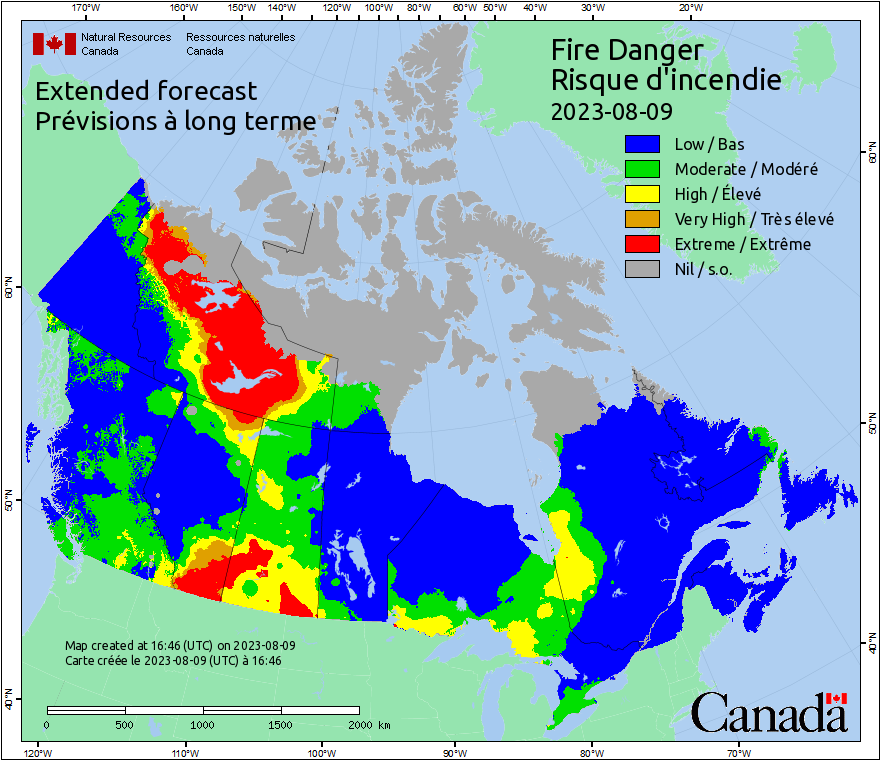 CIFFC - Extended Forecast Matrix