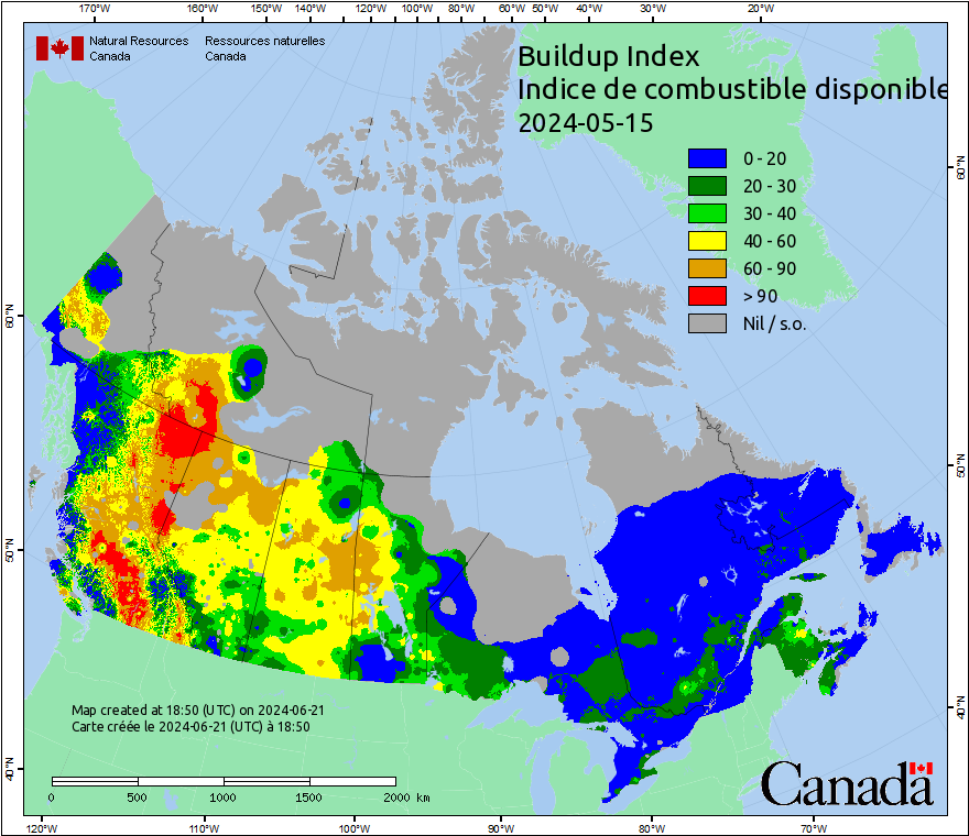 Canadian Wildland Fire Information System | Fire Weather Maps