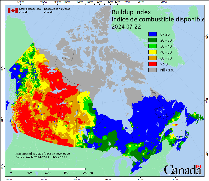 Canadian Wildland Fire Information System | Fire Weather Maps