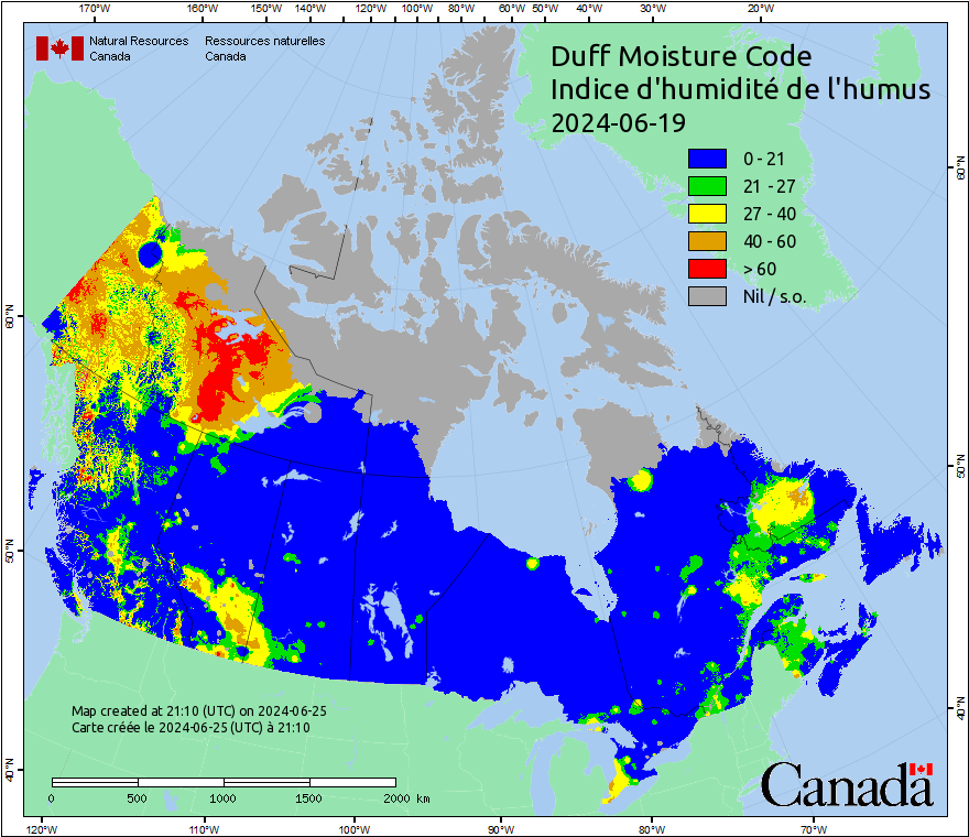Canadian Wildland Fire Information System | Fire Weather Maps