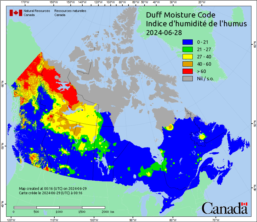Canadian Wildland Fire Information System | Fire Weather Maps