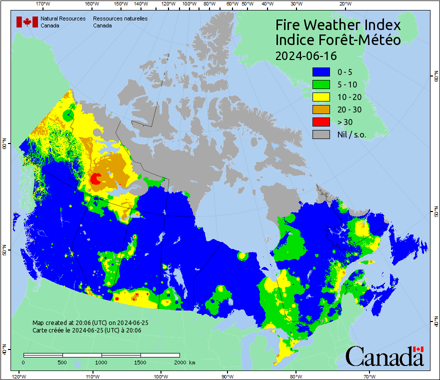 Canadian Wildland Fire Information System | Fire Weather Maps