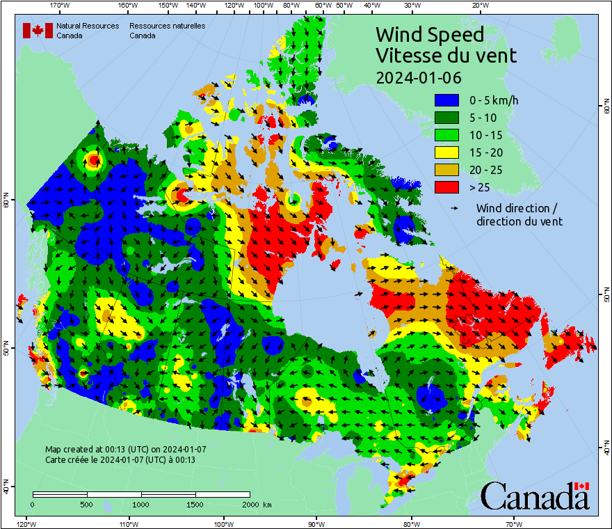 Canadian Wildland Fire Information System | Weather Maps