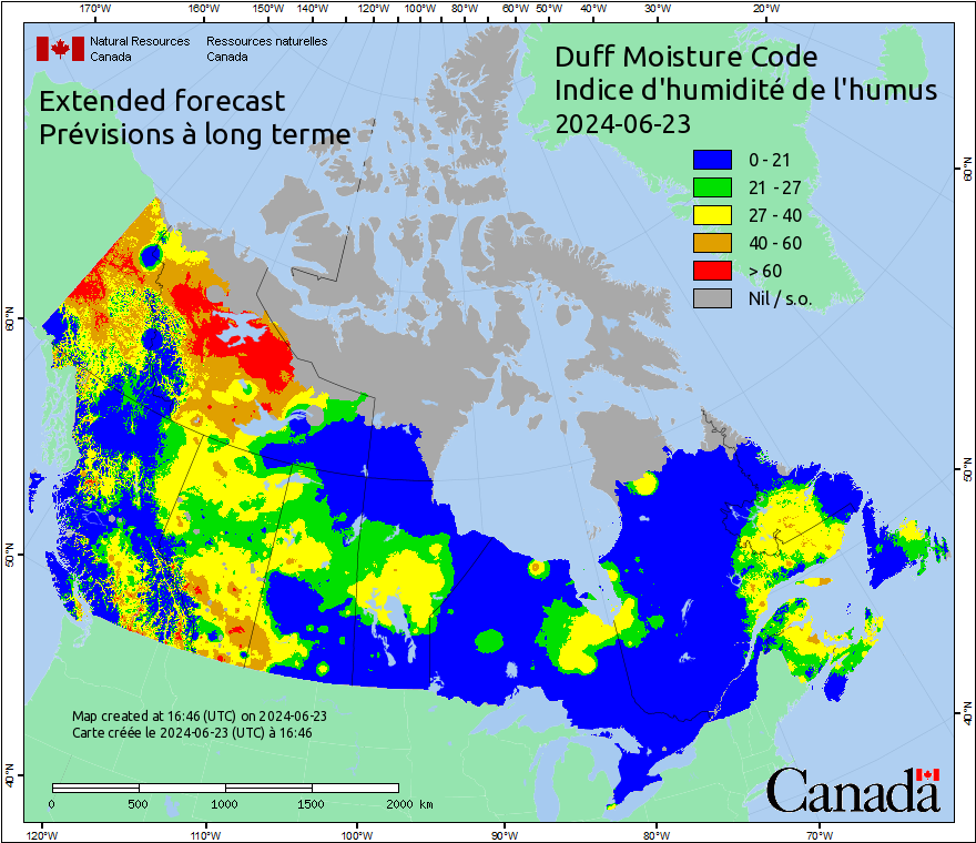 Canadian Wildland Fire Information System | Fire Weather Maps
