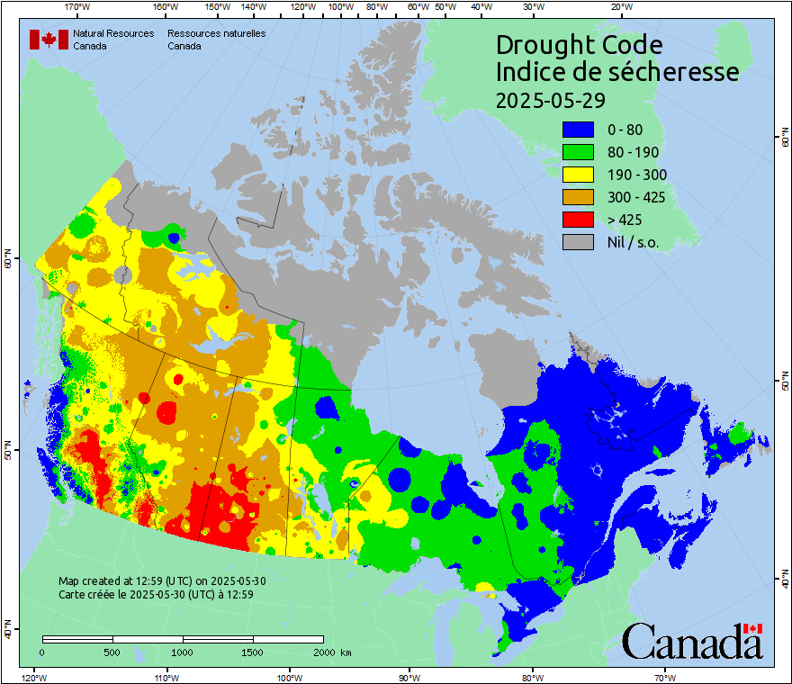 Canadian Wildland Fire Information System | Fire Weather Maps