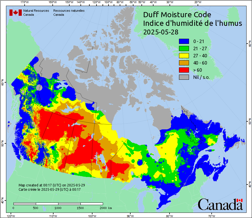 Canadian Wildland Fire Information System | Fire Weather Maps
